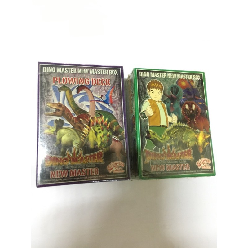 การ์ดไดโนมาสเตอร์ Dino master ชุดที่ 3 New master 1 กล่องมี 30 ใบ 1ชุด ...