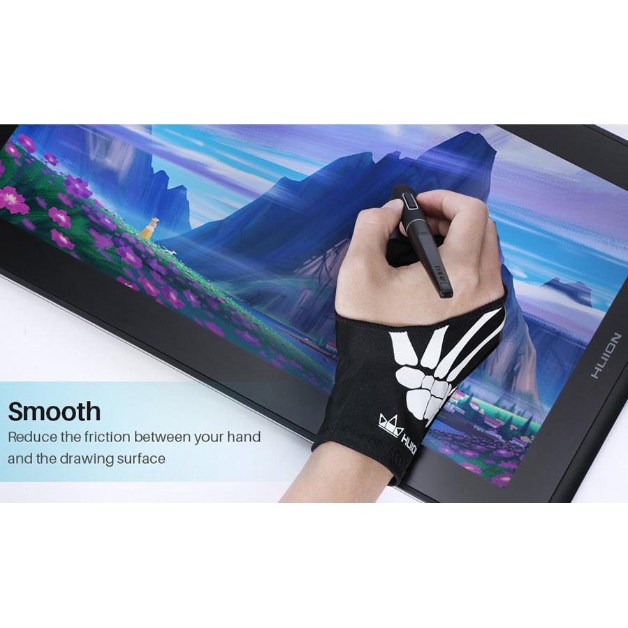 Huion CR-01 ถุงมือรองวาด ใช้กับ เม้าส์ปากกา ipad ถุงมือวาดรูป กันรอย ...