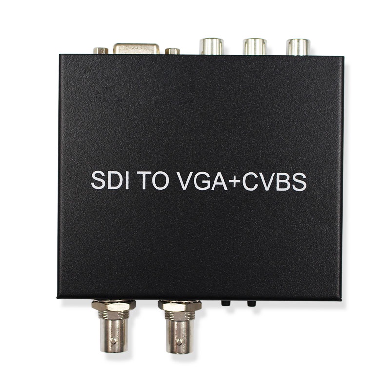 SDI to VGA+CVBS/AV/RCA Converter Broadcast SDI Video Converter Convert SD/ HD/ 3G SDI Signal to ...