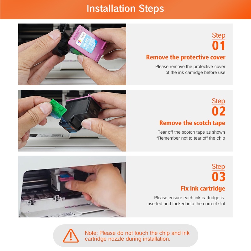 KMCYinks Compatible 123XL Black Ink Cartridge Replacement for HP 123 XL ...