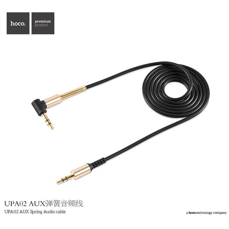 ลดล้างสต๊อก hoco ของแท้ UPA02 สายAUX/Audio Spring cable 1M สายต่อเครื่องเสียง ลำโพง หูฟ้ง ...