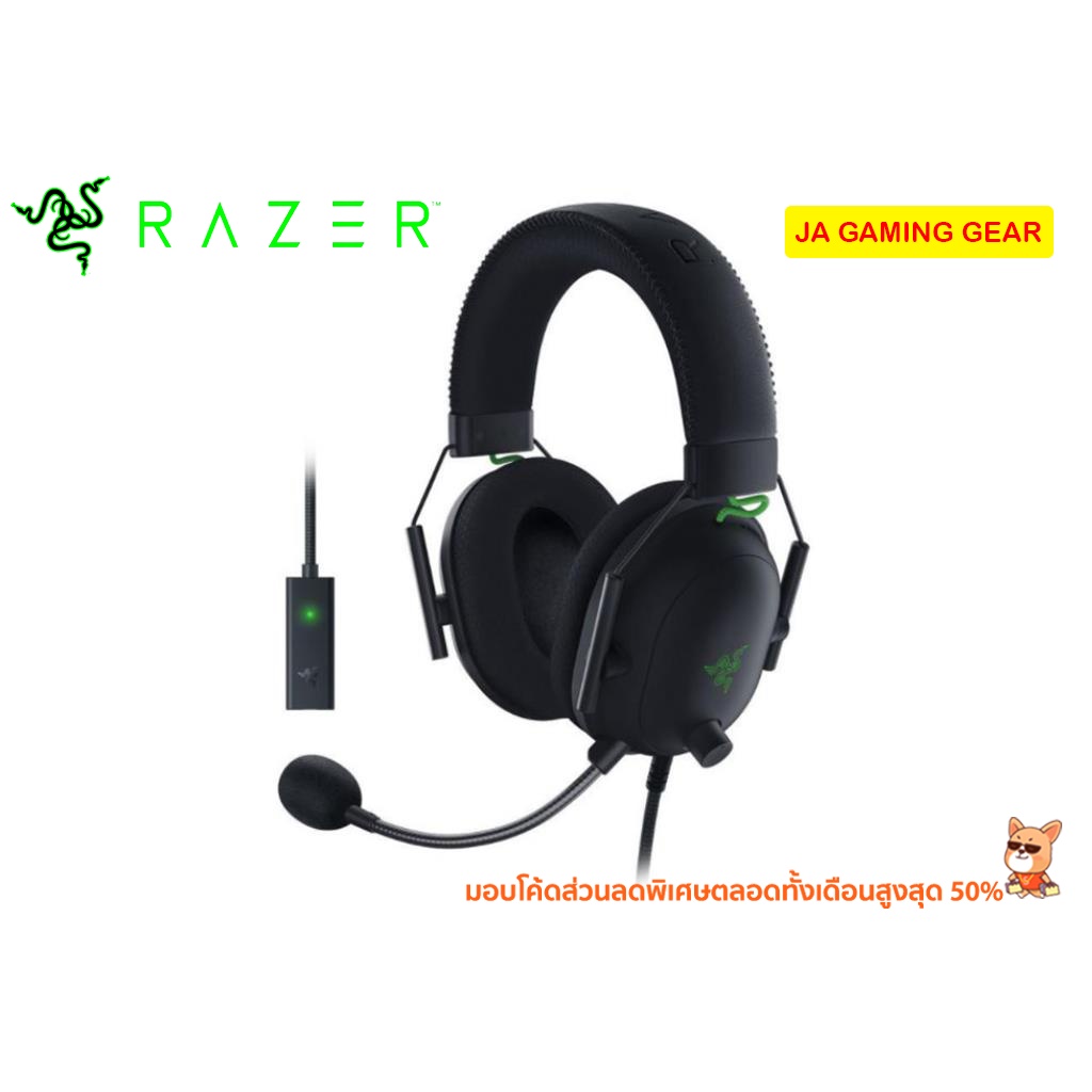 หูฟัง Razer Razer BlackShark V2 Black Multi-platform headset With Sound ...