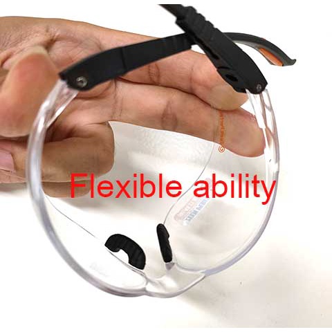 แว่นตาเซฟตี้ ZEEN PERFECT SAFETY GLASSES UV400 กันลม กันฝุ่นงานก่อสร้าง ...