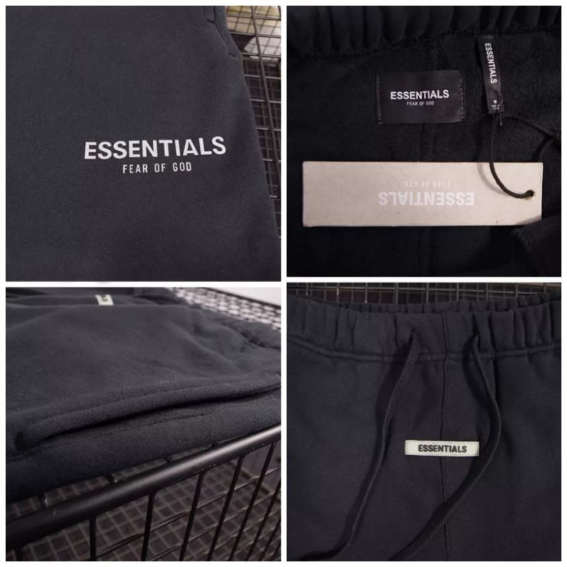 ไฮเอน Fog 3M reflective black white gray shorts essentials streamer ...