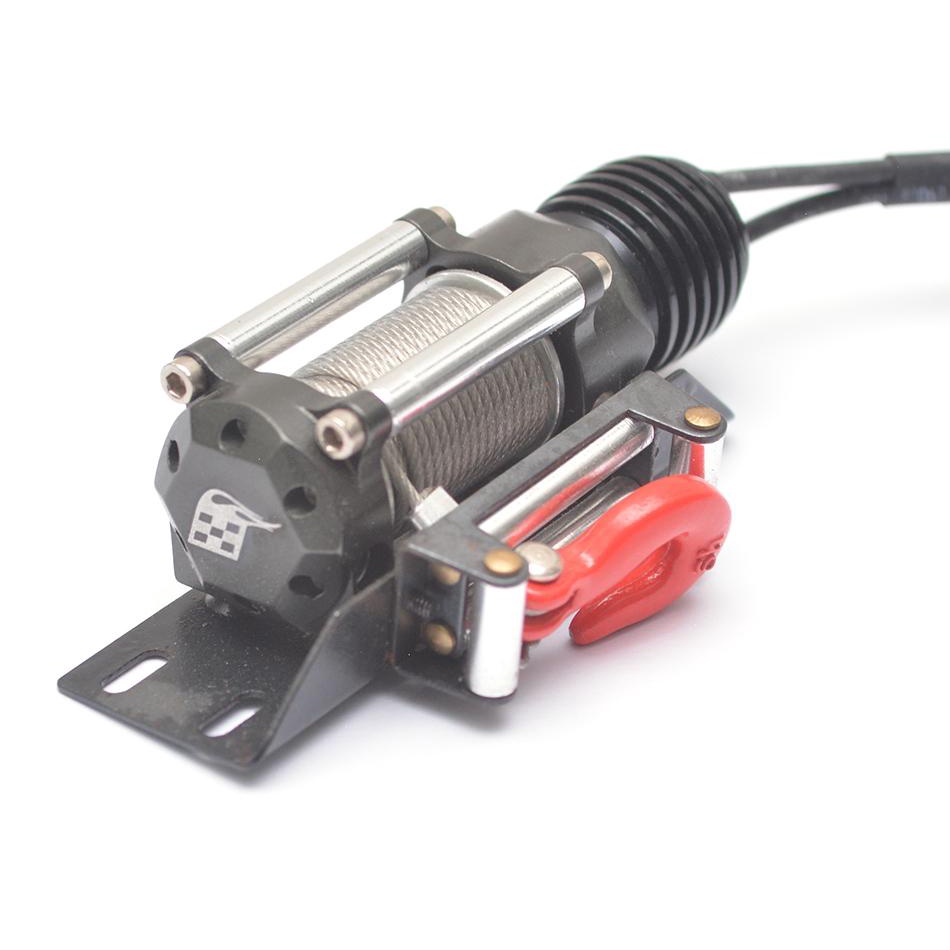 วินซ์ BRQ90229GM : Boom Racing Aluminum Winch for 1/10 Rock Crawler Gun ...