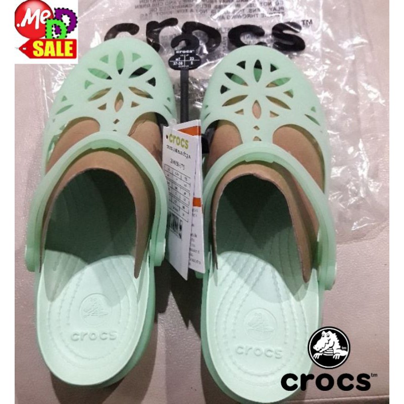 CROCS - ใหม่ คร็อคส์ รองเท้าลำลอง รุ่น Crocs Isabella Clog Carlie Cut ...