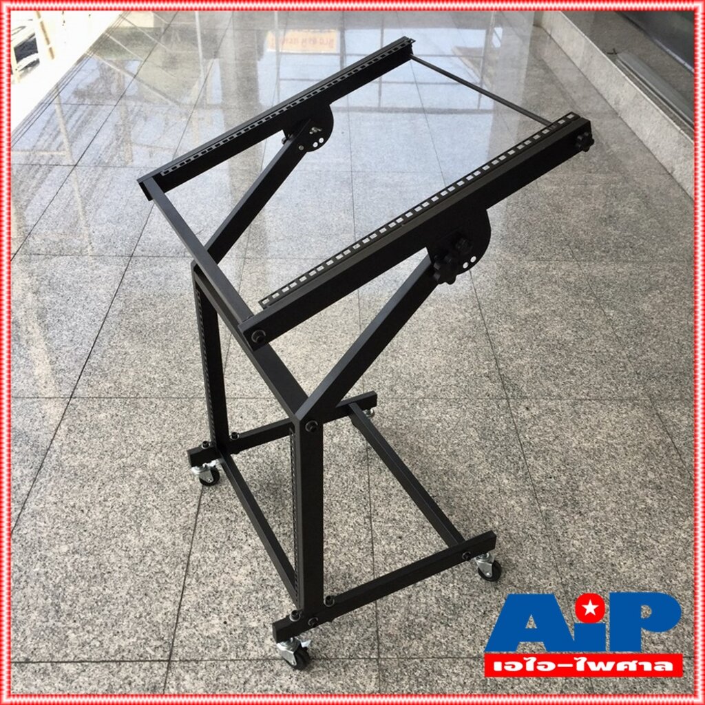 ชั้นวางเครื่องเสียง NTS ST-9 AUDIO RACK ST 9 9U NTS RACK พร้อมล้อ ST9 ...