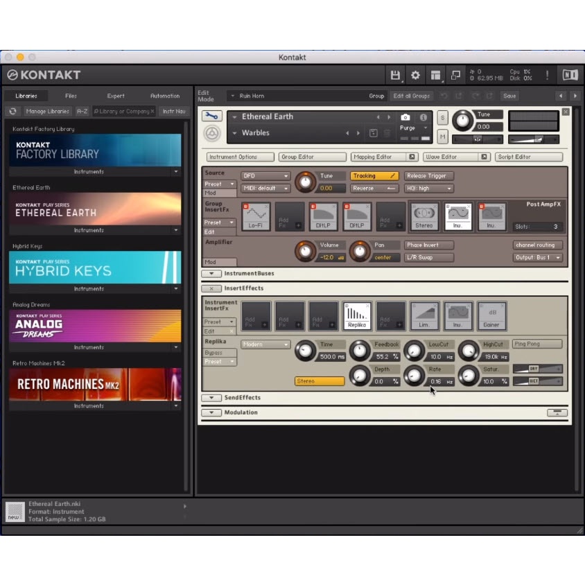 Native Instruments Kontakt 6 ตัวเต็ม ถาวร โปรแกรมปลั๊กอิน VST จำลอง ...