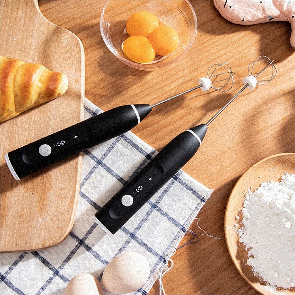DONGXI Electric USB Powered Whisk Coffee Milk Mixer Stirrer Frother Egg ...