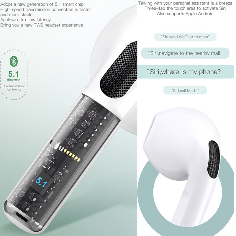 2021 New Air Pro 7 TWS Wireless Headphones With Mic Tws Bluetooth ...