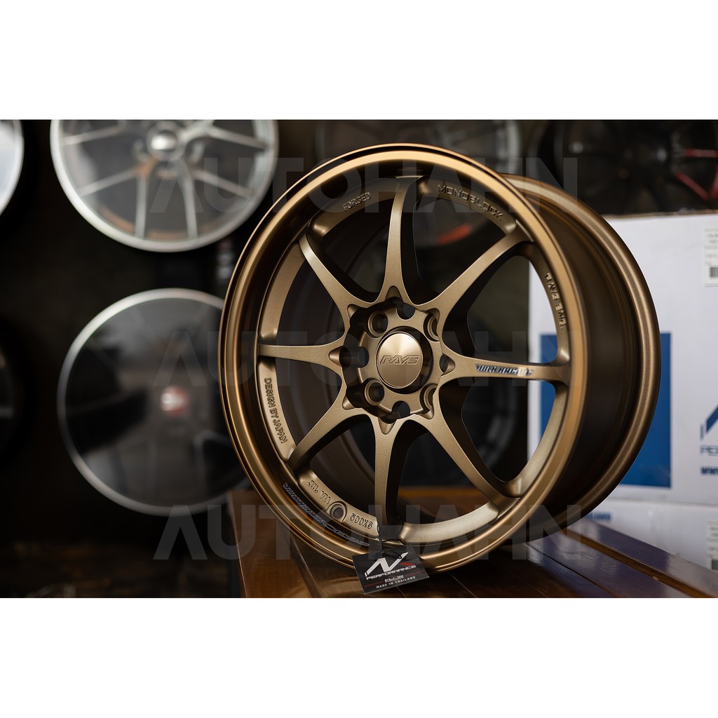 ล้อ NK performance รีดเบา Flowforming ลาย CE28 ขอบ 15 นิ้ว สี BR ...