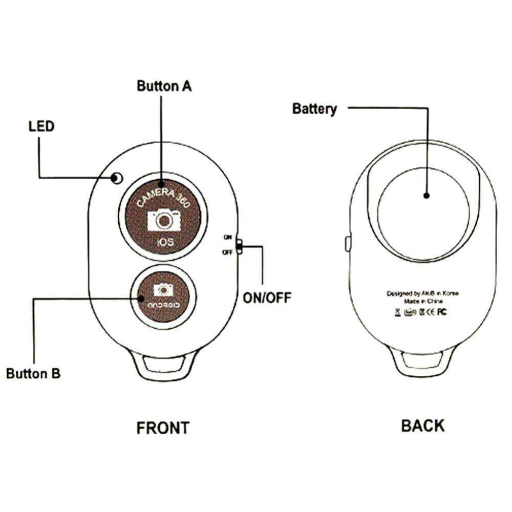 Wireless Camera Shutter Remote Control UBeesize Phone Bluetooth Remote ...