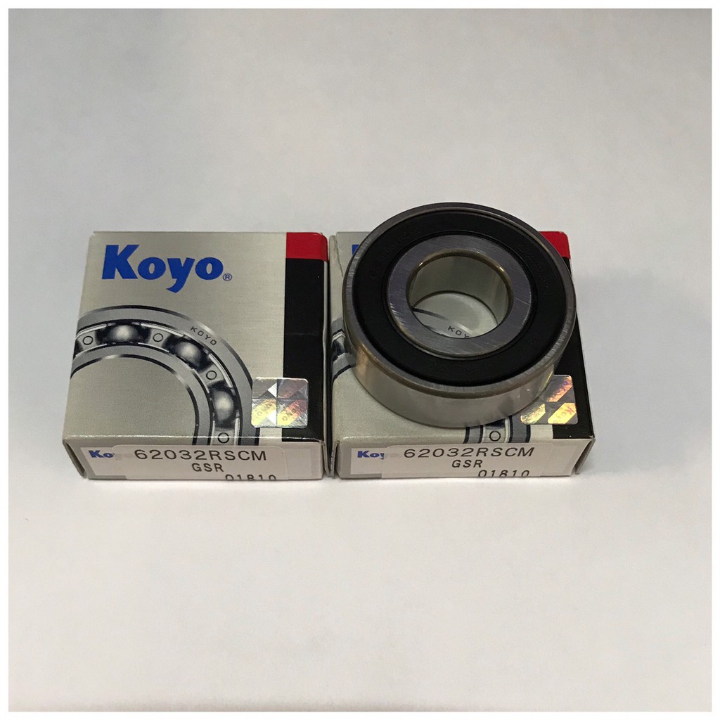 ลูกปืน ตลับลูกปืน ยี่ห้อ KOYO เบอร์ 6203 2RS CM ฝายาง เกรด A รอบสูง ...
