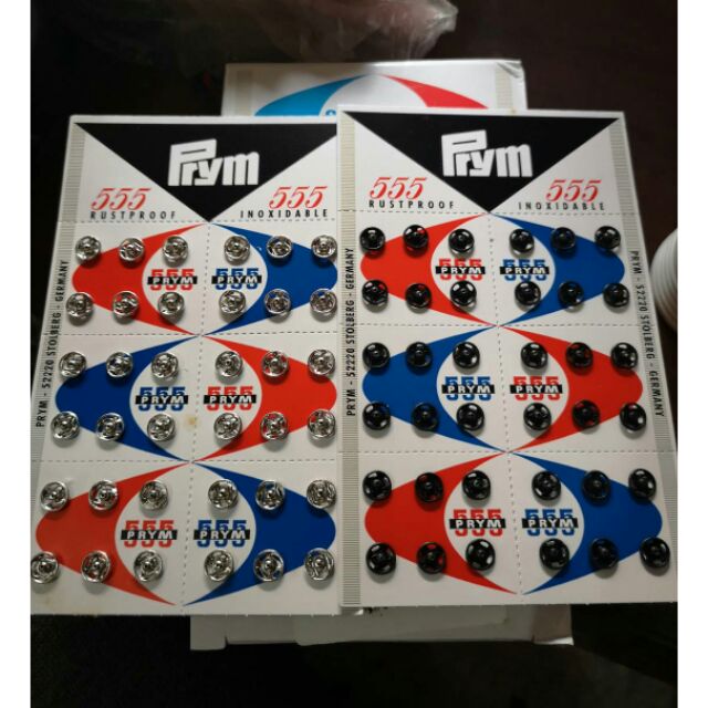 กระดุมแป็ก prym 555 | Shopee Thailand
