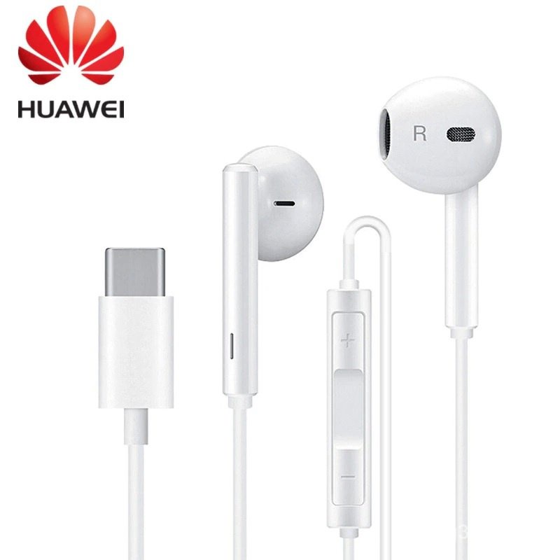 Huawei CM33 Type C Earphone Huawei USB C Headphone Stereo Headset For ...