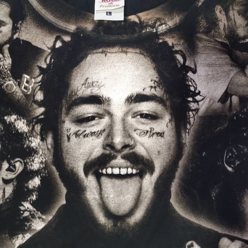 เสื้อยืด Postmalone posty Overprint เสื้อ post malone - burassakorn ...