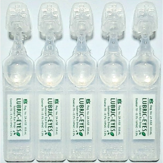 Lubric Eyes ลูบริค อายส์ น้ำตาเทียม หลอด รายวัน ปราศจากสารกันเสีย Exp ...