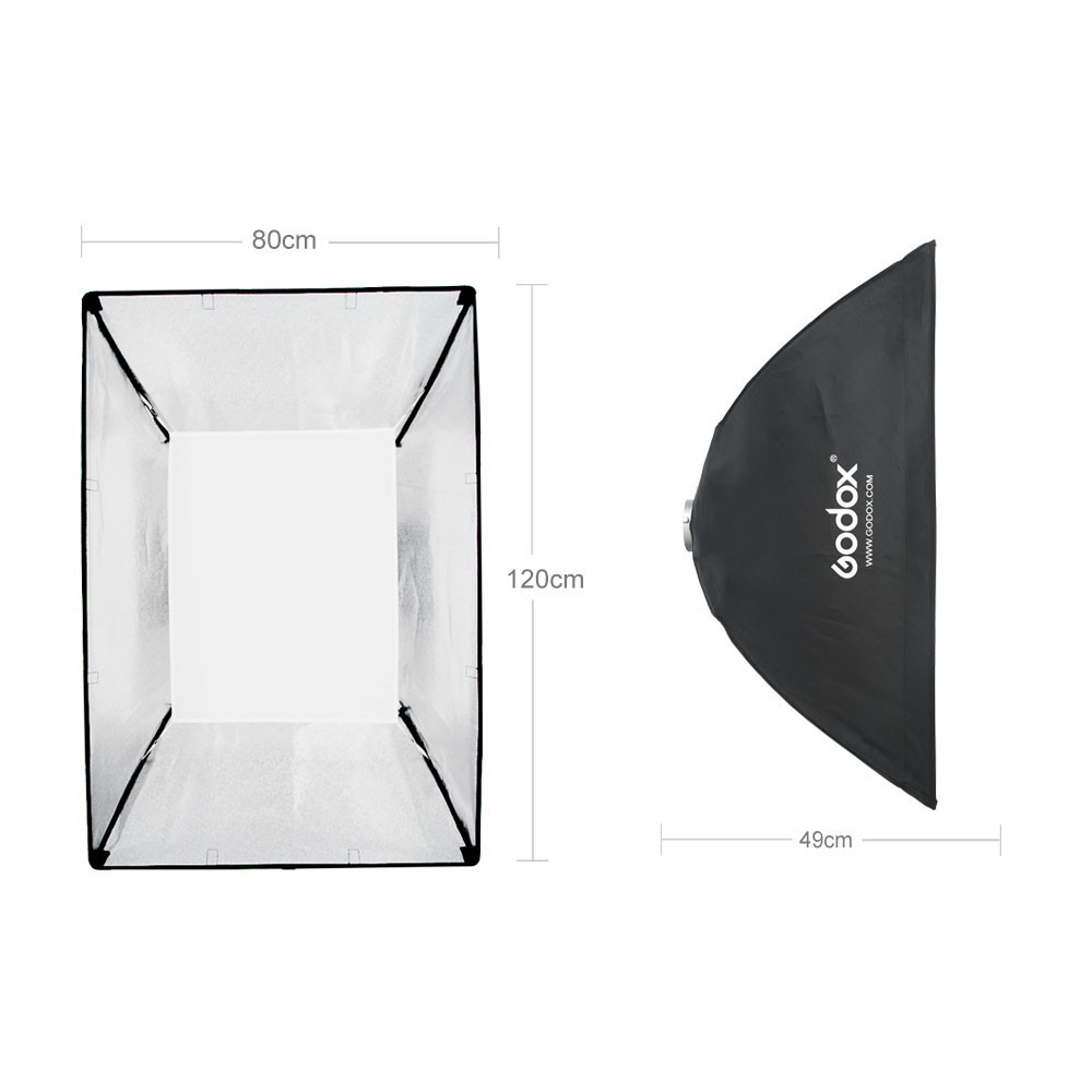Godox 80x120 cm 31.5"x 47" Speedlite Studio Strobe Flash Photo ...