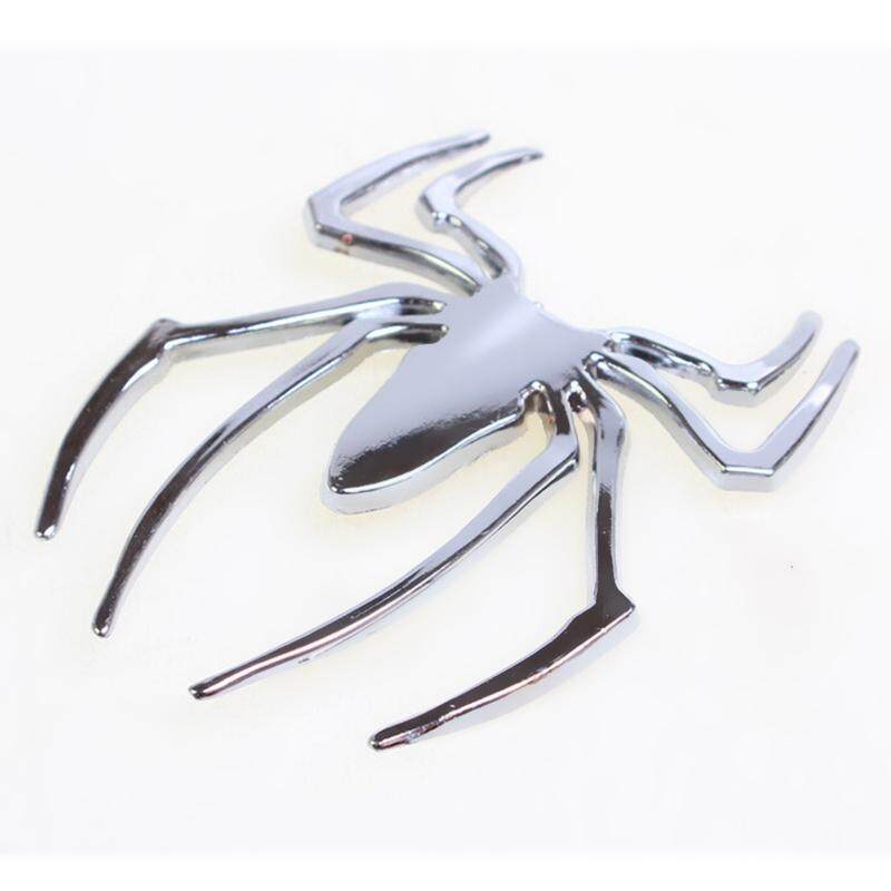 Car Cover Trunk Metal 3D Spider Emblem Decorative Sticker Motorcycle ...