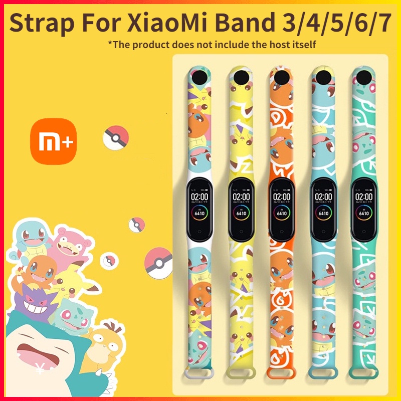 Xiaomi Band 7 สายนาฬิกาข้อมือซิลิโคน ลายการ์ตูน สําหรับ Mi Band 7 6 5 4 3 Miband6 Band6 Xiaomi ...