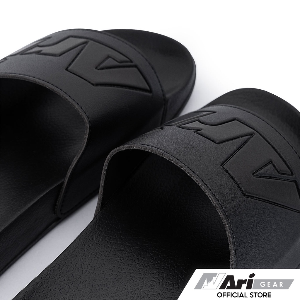 ARI SLIDE SANDALS - BLACK รองเท้าแตะ อาริ SANDALS สีดำ - arigear ...