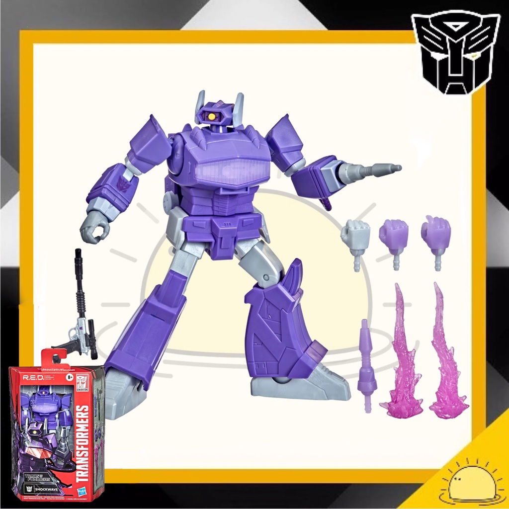 Hasbro Transformers R.E.D. (Robot Enhanced Design) Shockwave 6 inch ...