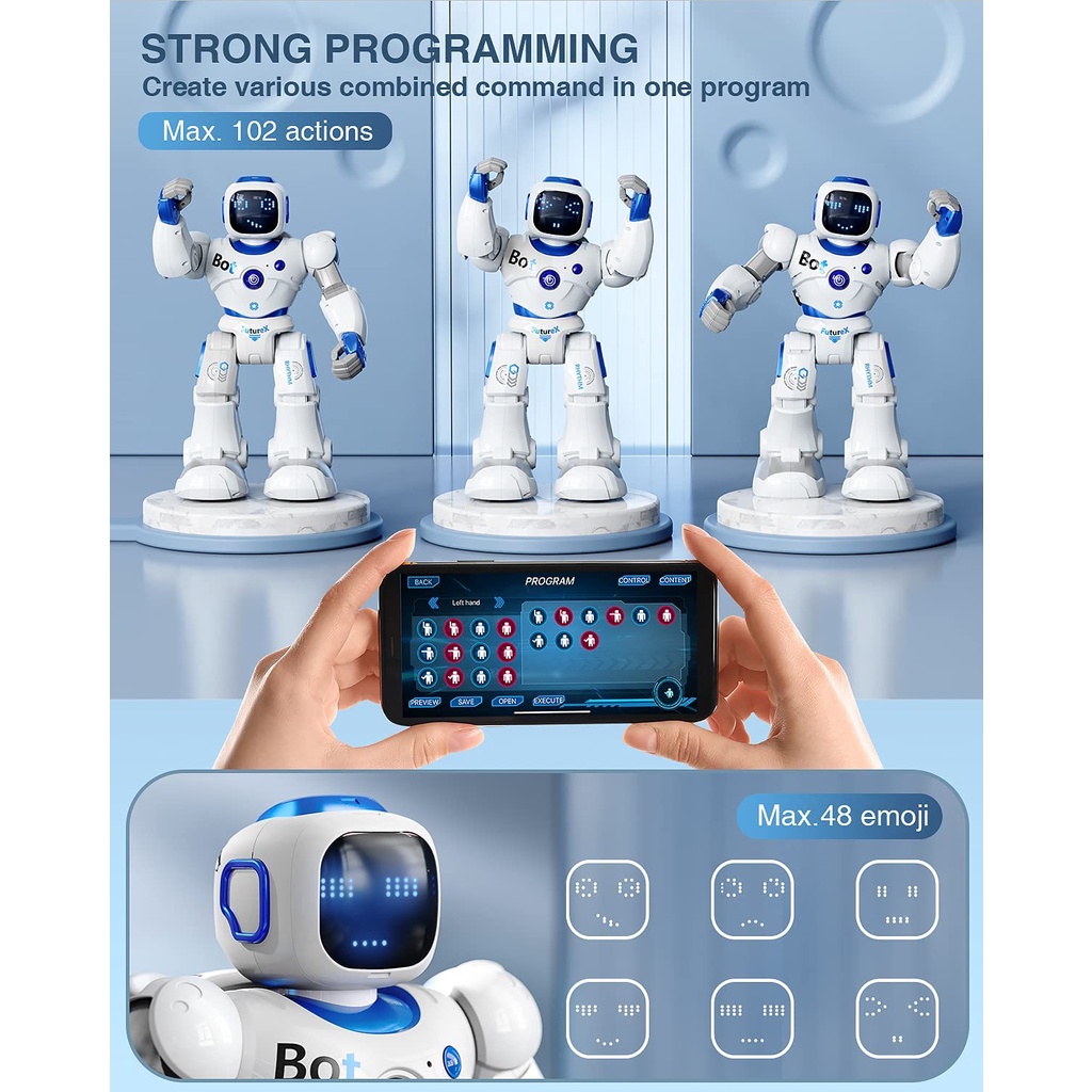 ของเล่นเด็ก:New A Robot Intelligent Educational Robot With Video Touch ...