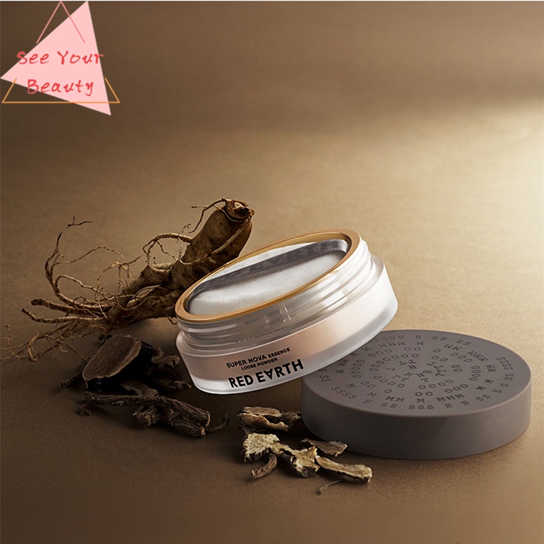 ญี่ปุ่น Red Earth Loose Powder Oil Control Long-lasting Makeup Powder ...