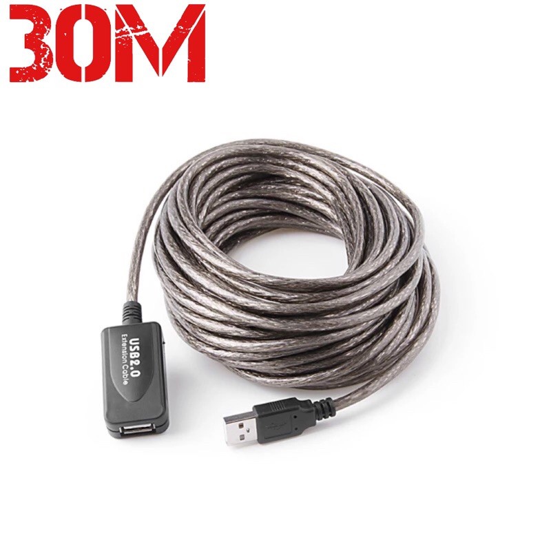 จัดส่ง ที่รวดเร็ว USB 2.0 extension cable 20 M10 M5 M15 M30 M ชายหญิง ...