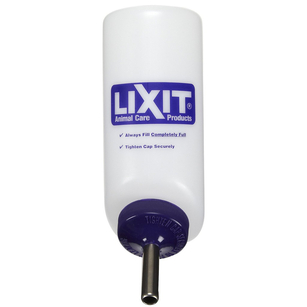 ขวดน้ำ Lixit ระบบสูญญากาศ ความจุ 16oz (473ml) สำหรับสัตว์เลี้ยง สุนัข แมว กระต่าย สัตว์เล็กอื่น ...