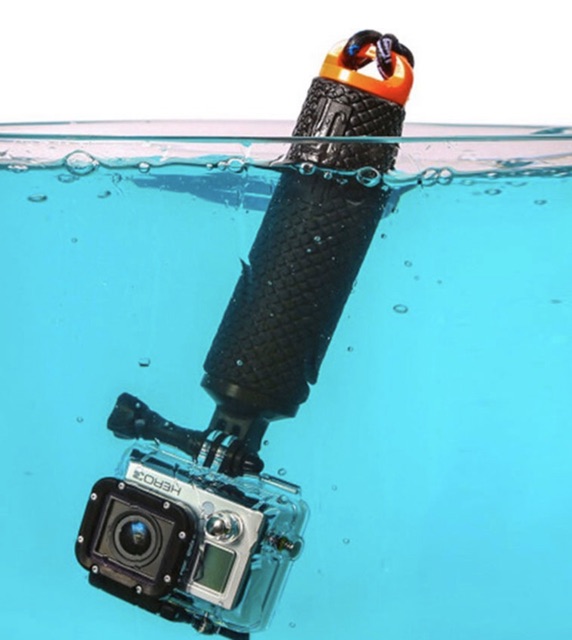 FLOTING POLE gopro action camera ด้ามจับทุ่นลอยน้ำ สำหรับ โกโปร กล้องแอ ...