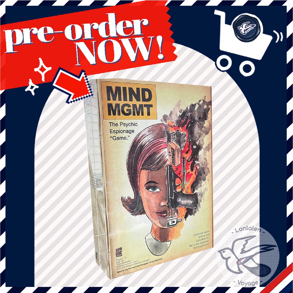 Mind MGMT The Psychic Espionage Game. Boardgame - lanlalenvoyage - ThaiPick