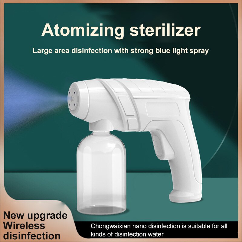 [new]300ml Handheld Portable Blue Light Nano Steam Atomizing Fogger ...
