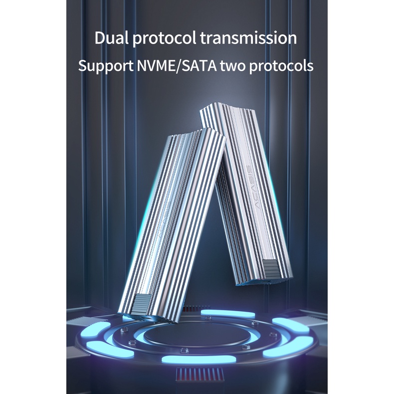 ACASIS M . 2 Nvme Enclosure Usb C Gen 2 10 Gbps Pcie Ssd Case M 2 Sata ...