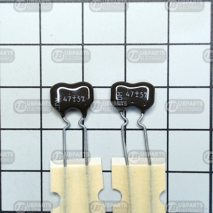 ตัวเก็บประจุไมก้า สีเงิน 47pf 0.047nf 500V 5 CDM - ubpartsfu.th - ThaiPick