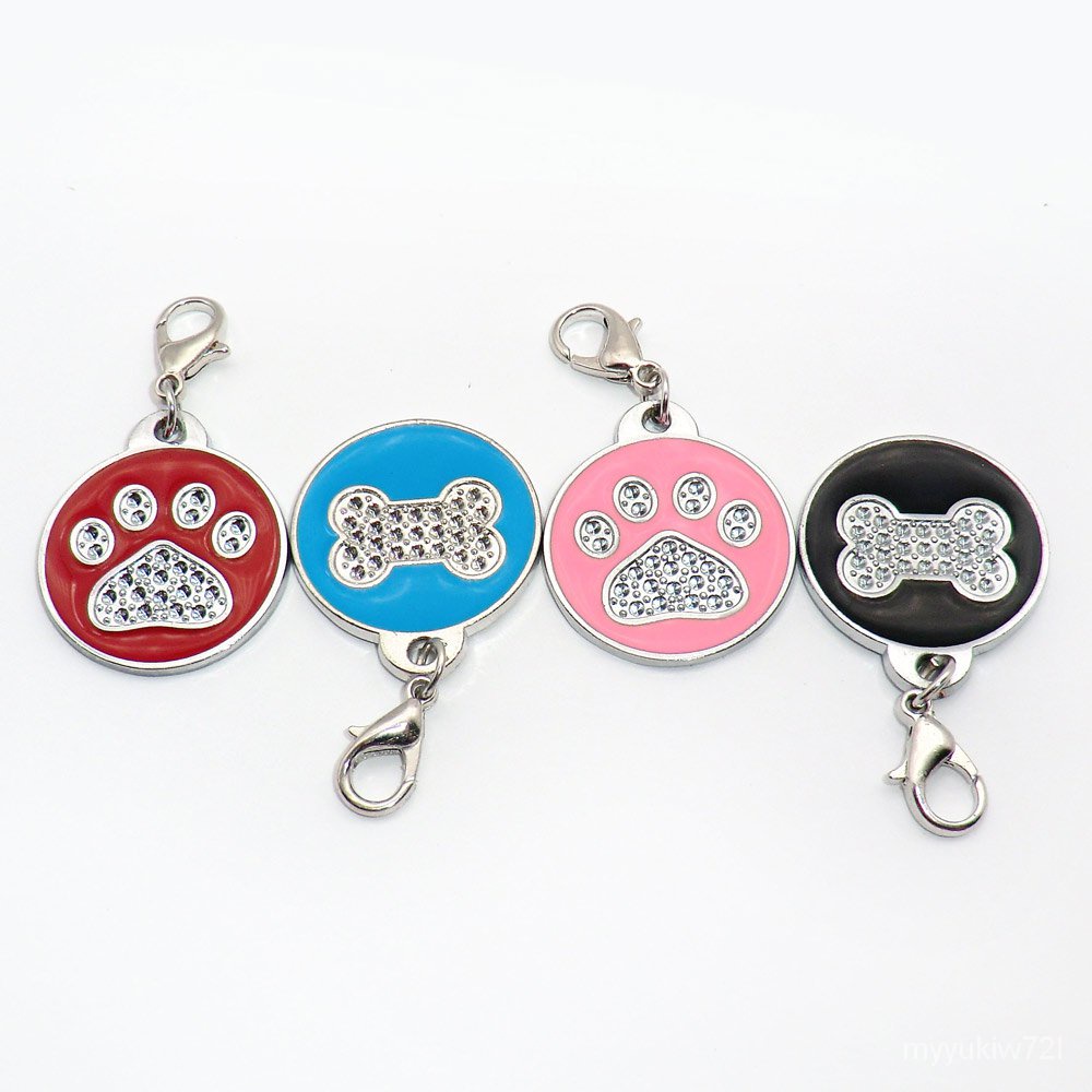 Wholesale 100Pcs Personalized Dog Tags Engraved Cat Puppy Pet ID Name ...