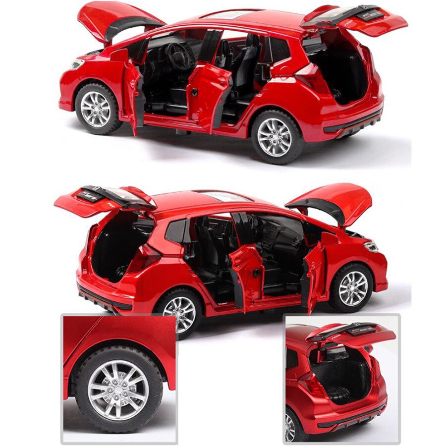 132 15.8cm Jaan Fit Car Model Toys With Sunroof And Light ull Back ...