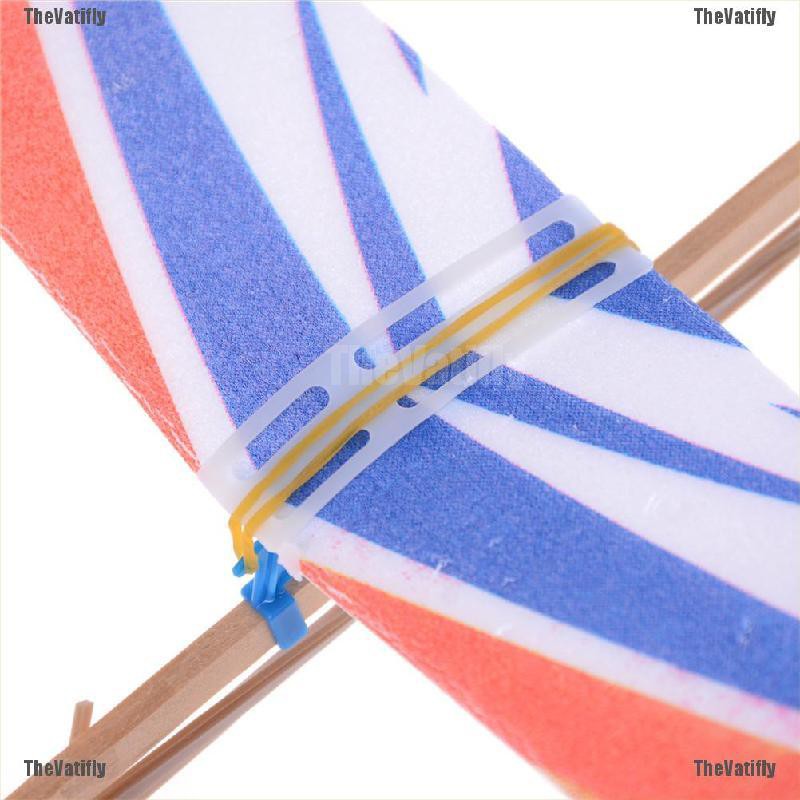 TheVatifly DIY Plastic Foam Elastic Rubber Powered Flying Plane Kit ...