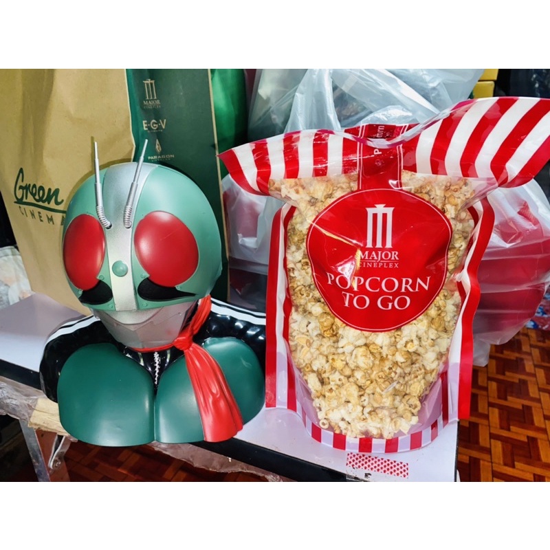 พร้อมส่ง Kamen Mark Rider ถังป๊อบคอร์นของแท้จาก Major ได้พร้อมป๊อบคอร์น ...