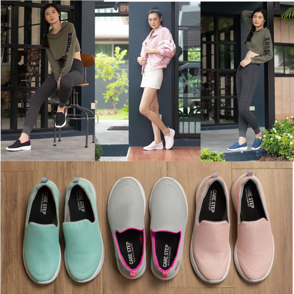 Care Step รองเท้าสุขภาพ รองเท้าสุขภาพสำหรับคนทั่วไป และ สำหรับผู้ป่วยเบาหวาน รุ่น CSD-004 ...