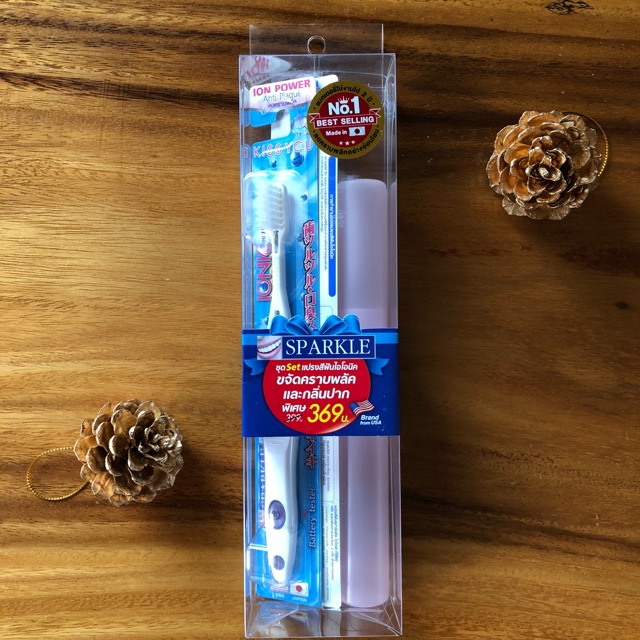 แปรงสีฟันเซต Sparkle Ionic 1set มี 3 ชิ้น | Shopee Thailand