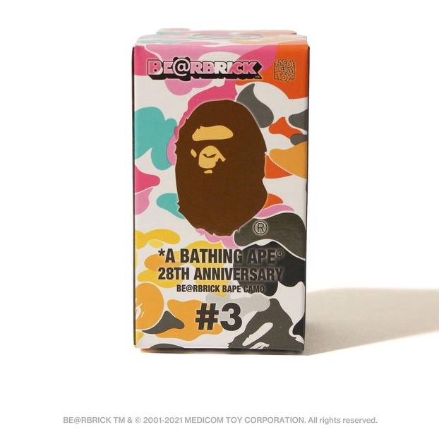 gachabox แบบสุ่ม Bearbrick BAPE CAMO series 3 A BATHING APE 28th ...