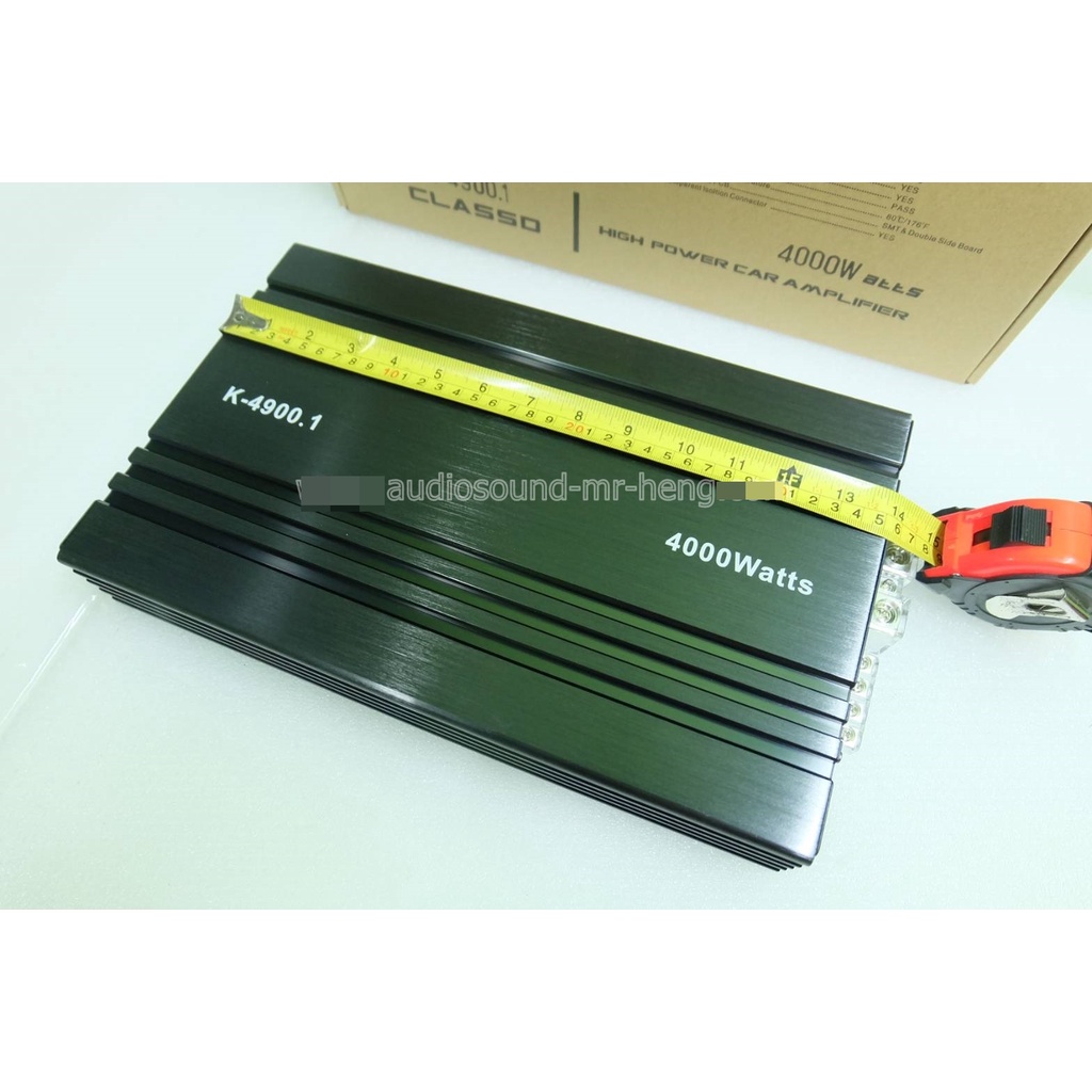 พาเวอร์แอมป์ แอมป์ คลาสดี K4900 4000w ขับซับเบสแบบแน่นๆ - hengza002 ...