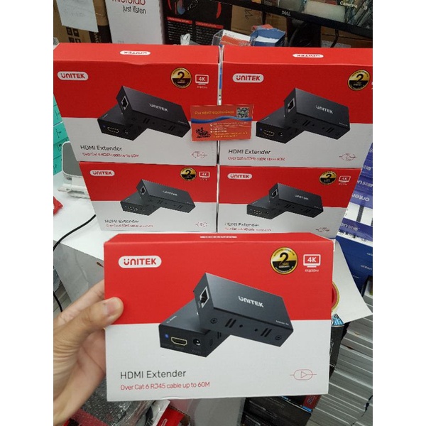 UNITEK HDMI Extender 4K30 60M รุ่น V100A สินค้ารับประกัน 2 ปีสินค้า ...