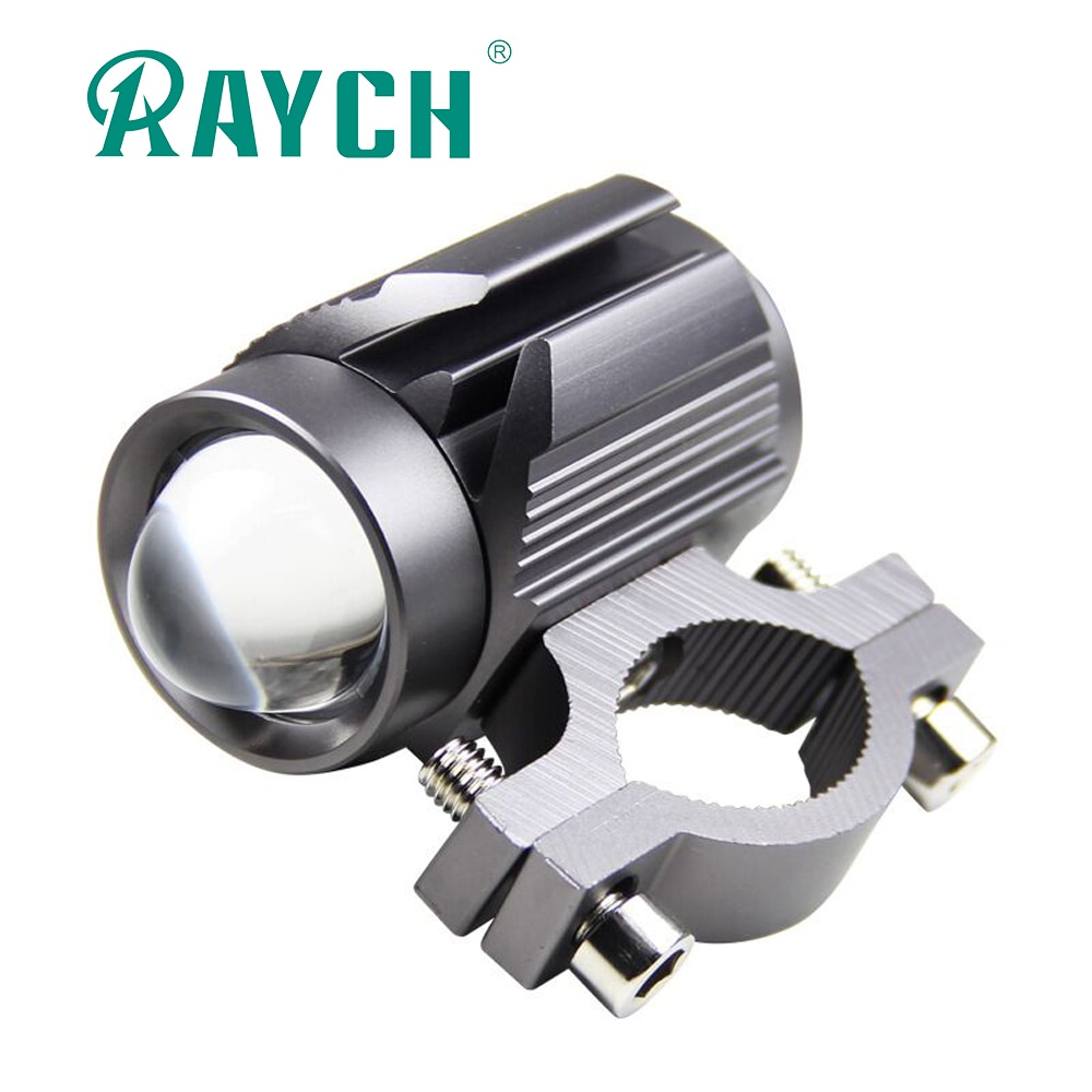 （In Stock）Tri-ple Model LED Motorcycle Headlight Spot Light LED Bi Lens ...