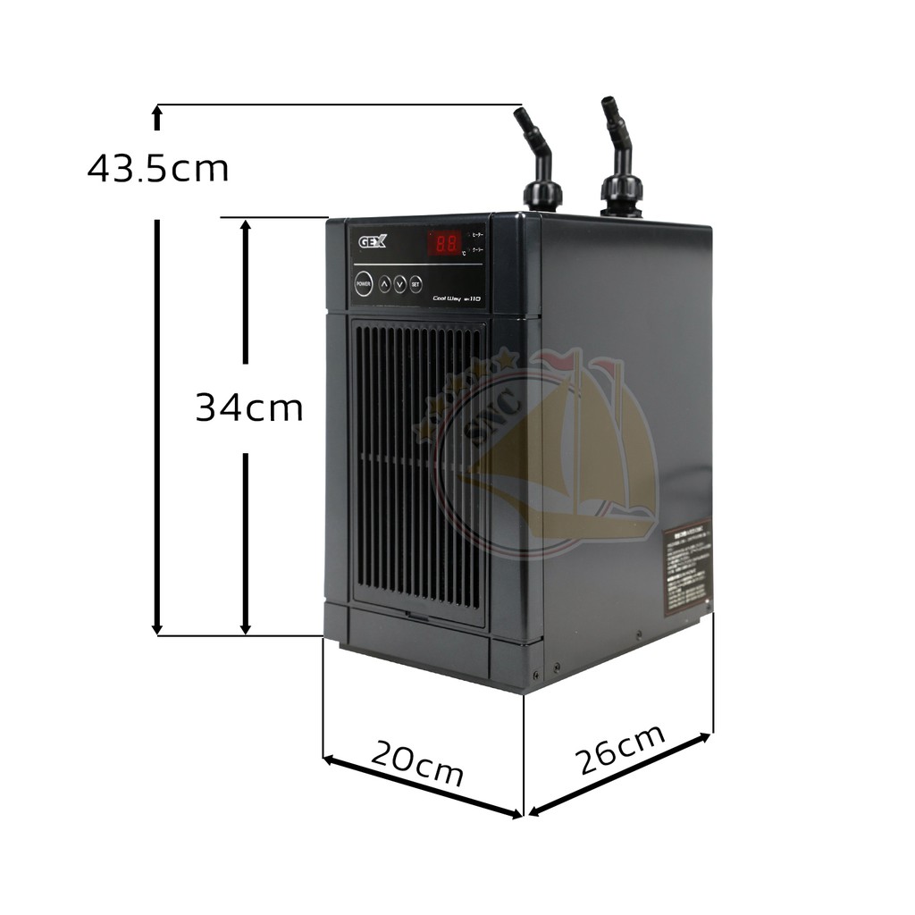 GEX Cool Way BK110 ชิลเลอร์ทำความเย็นสำหรับตู้ปลา Chiller - sncfishshop - ThaiPick