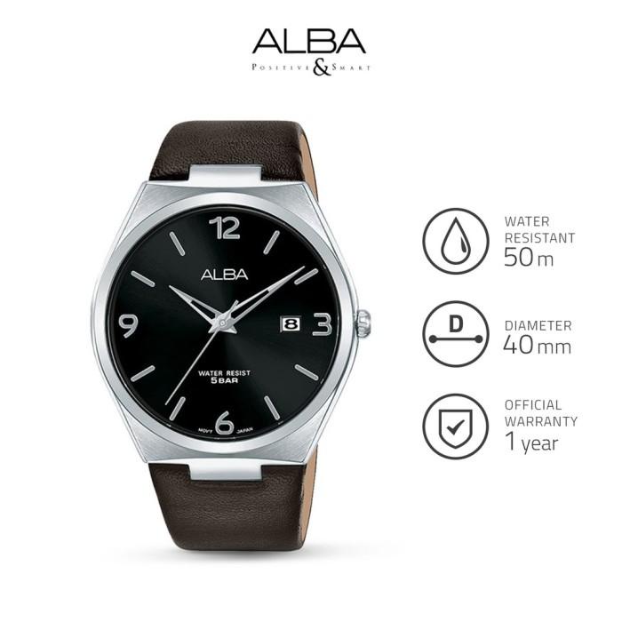Alba Prestige นาฬิกาข้อมือควอตซ์ อะนาล็อก สายหนัง สําหรับผู้ชาย As9H89 ...