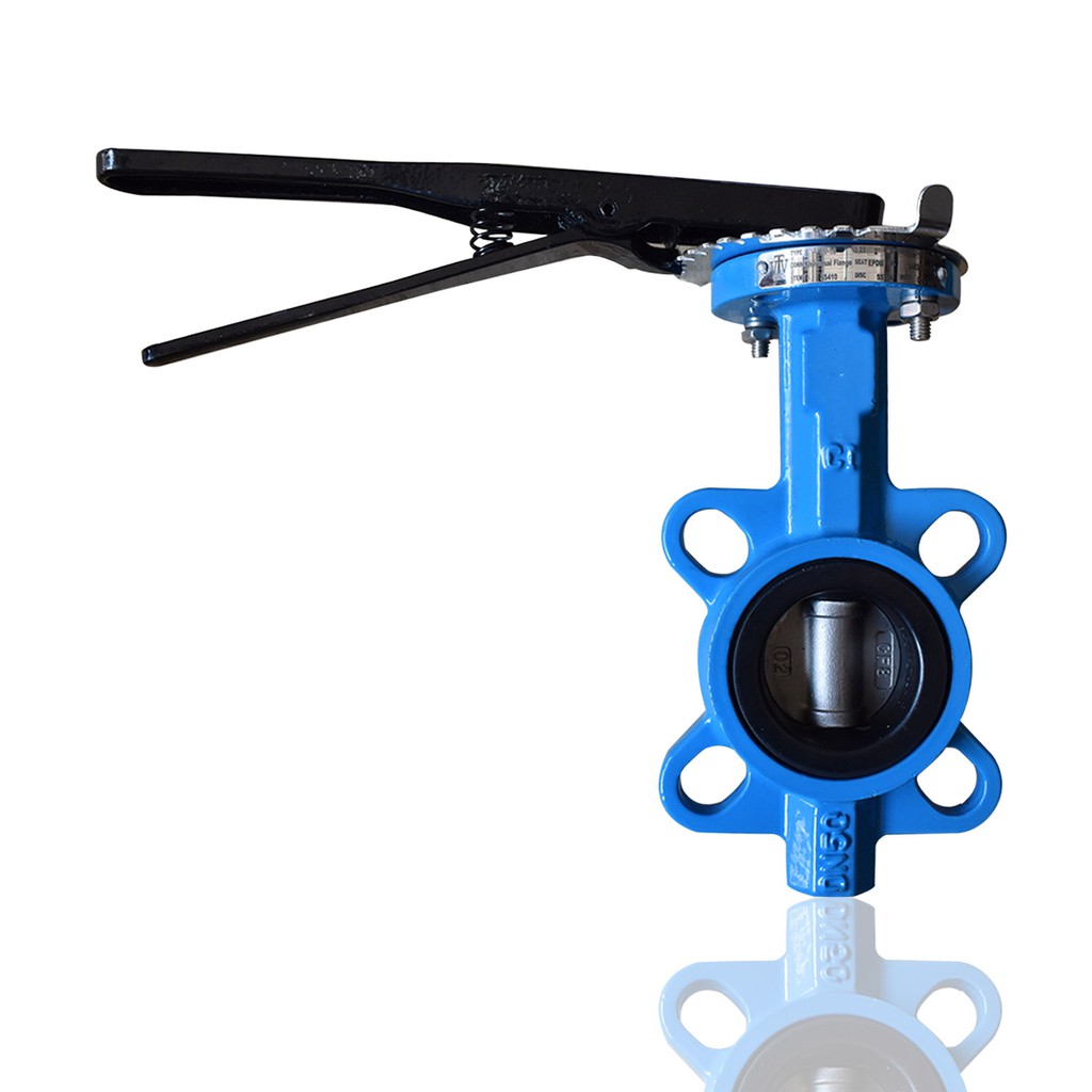Butterfly valve (วาล์วผีเสื้อ) ขนาด 2"(2 นิ้ว), สำหรับงานน้ำทั่วไป (แบบ ...