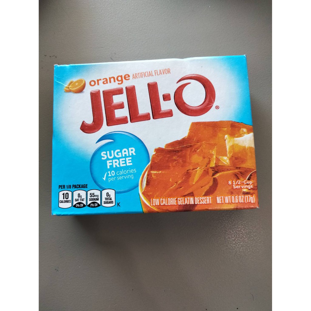 Jell-o Orange Sugar Free 17g ราคาพิเศษ | Shopee Thailand