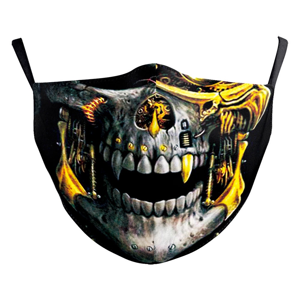 Funny Adult Cosplay Pinhead Clown Skull Masks Women Men Face Mouth ...